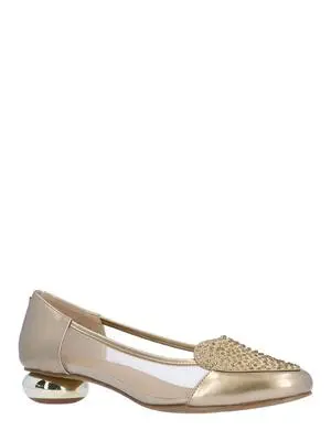 J. Reneé Jooliete Embellished Pumps - Beige