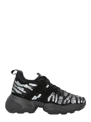 Hogan Atelier Leather Sneakers - Black