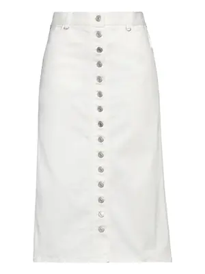 COURREGES Midi Flared Skirt - White