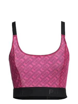 Pinko Jersey Crop Top - Pink