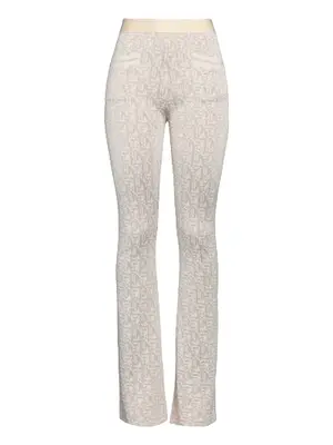 Palm Angels Knitted Flared Pants - Beige