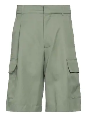 Drole De Monsieur Twill Cargo Shorts - Green