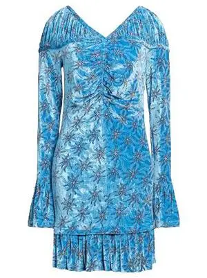 Rabanne Mini Bodycon Dress - Azure