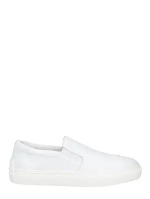 TOD'S Leather Slip-on Sneakers - White