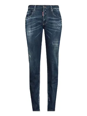 Dsquared2 Cotton-blend Straight-leg Jeans - Blue
