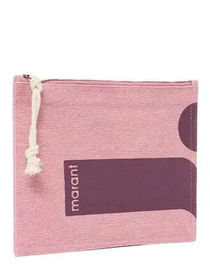 Isabel Marant Netia Clutch - Antique Pink
