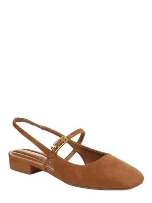 Franco Sarto Franco Sarto Destin Slingback Flat Saddle Tan