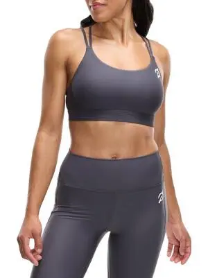 PELOTON Peloton Cadent Strappy Elevate Bra Slate, Together We Go Far