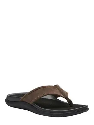 ABEO Abeo Laguna Thong Sandal Brown - Regular