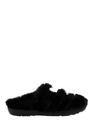 A BATHING APE Ape Head Puffer Sandals - Black