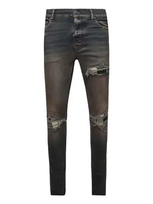 Amiri Plaid Mx1 Jeans - Dark Indigo
