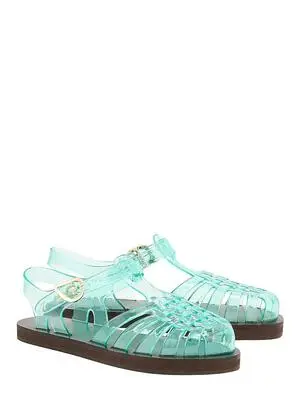 ANCIENT GREEK SANDALS Homeria Jelly Sandals - Aqua