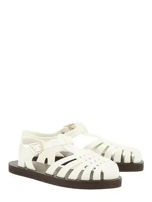 ANCIENT GREEK SANDALS Homeria Jelly Sandals - White