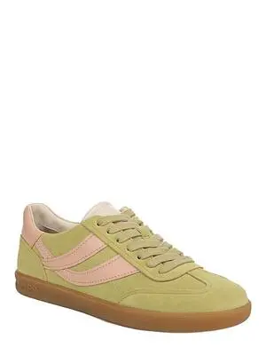 Vince Oasis Sneakers Green Suede/pink