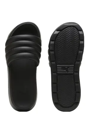 PUMA Karmen Puffy Slides Black- Black