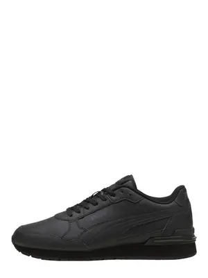 PUMA ST Runner V4 Leather Sneakers Black-shadow Gray