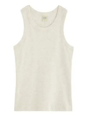 FLORE FLORE Hannah Cotton Tank - Grey