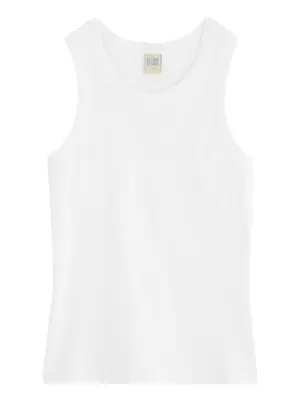 FLORE FLORE Hannah Cotton Tank - White