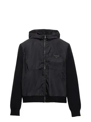 Prada Cashmere-wool Hooded Sweater - Black