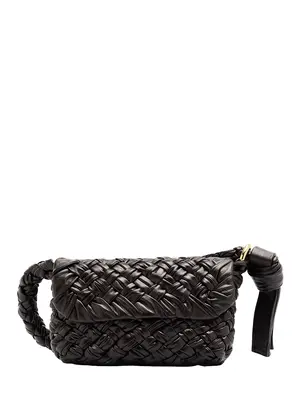 Bottega Veneta Bottega Veneta Small Kalimero Leather Shoulder Bag Fondant