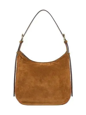 Staud Pine Leather Hobo Bag - Tan