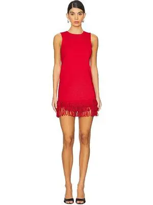 SIMONMILLER Albers Knit Mini Dress - Red