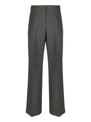 Burberry Straight-cut Tailored Trousers - Grey