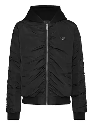 Philipp Plein Padded Bomber Jacket - Black