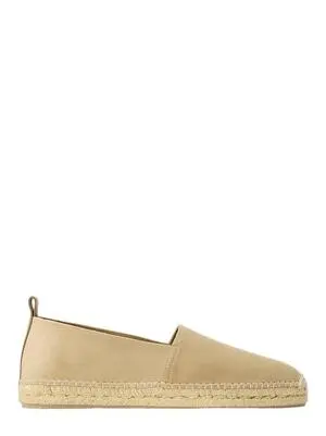 Ralph Lauren Suede Espadrille Stone