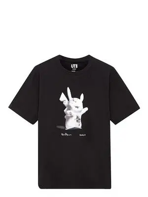 Uniqlo X Daniel Arsham X Pokemon Pikachu Tee Shirt - Black