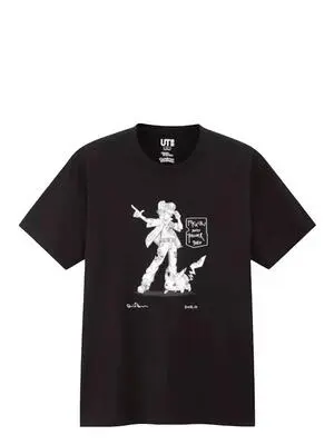 Uniqlo X Daniel Arsham X Pokemon Trainer Tee Shirt - Black