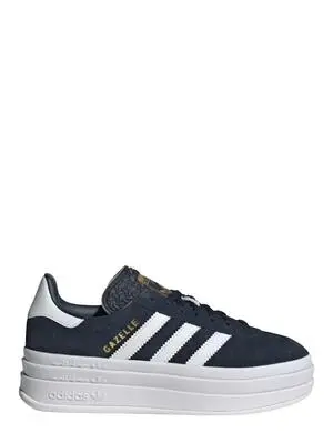 Adidas Gazelle Bold Sneakers - Aurora Ink/cloud White/gold Metallic