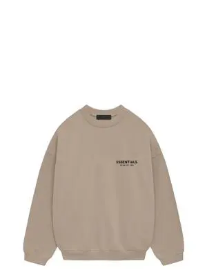 Fear Of God Essentials Fleece Crewneck Sweatshirt Desert Sand