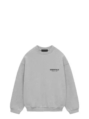Fear Of God Essentials Fleece Crewneck Sweatshirt - Light Heather Gray