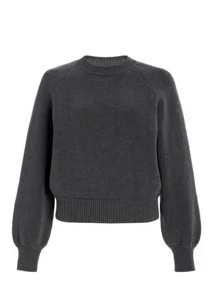 HIGH SPORT Lara Cotton Sweater - Grey