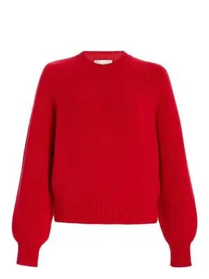 HIGH SPORT Lara Cotton Sweater Red