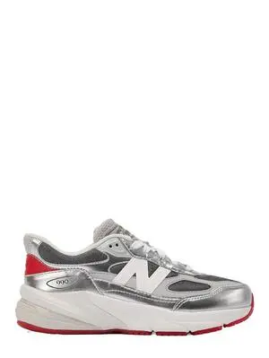 NEW BALANCE 990v6 Dtlr Tinsel Sneakers - Silver/red/white