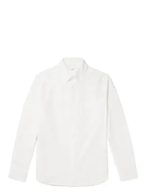 Mr P. Button-down Collar Organic Cotton Oxford Shirt - White