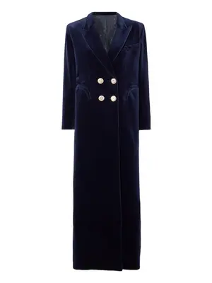 BLAZÉ MILANO Heart Double-breasted Coat - Blue