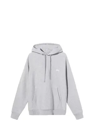 StÜssy Stock Logo Hoodie - Grey