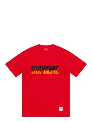 Supreme Flames Tee - Red