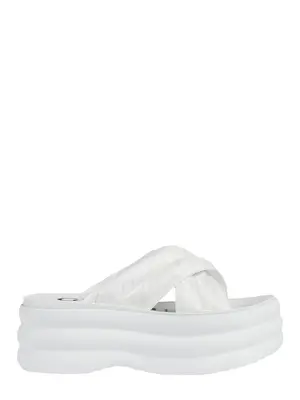 Gucci Gg Platform Slide - White