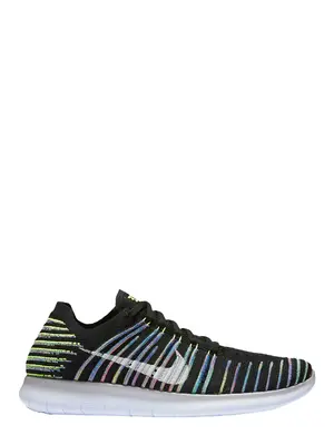 Nike Free Rn Flyknit Sneakers - Black