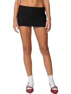 EDIKTED Piper Micro Skort - Black
