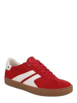 Naturalizer Medina Lace-up Sneakers - Crimson Red/ Warm White