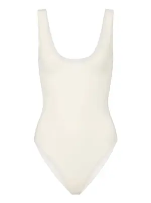 THE ROW The Row Mandie Silk-Blend Bodysuit