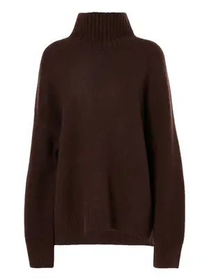 LISA YANG Elwinn Cashmere-blend Turtleneck Sweater - Brown