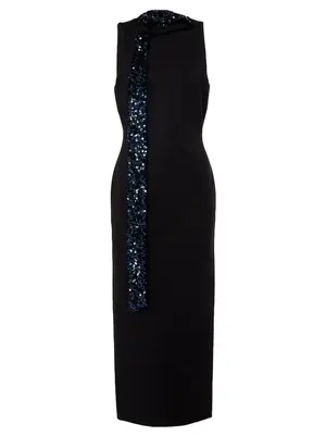 Dorothee Schumacher Sequined Midi Dress - Black