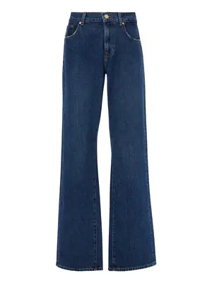 7 For All Mankind High-rise Flared Jeans - Blue