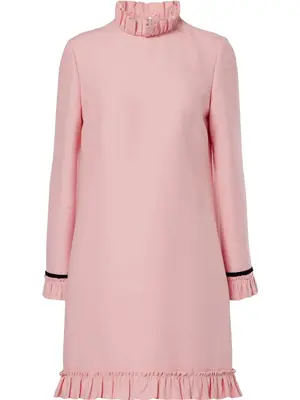 Valentino Garavani Crepe Couture Minidress - Pink